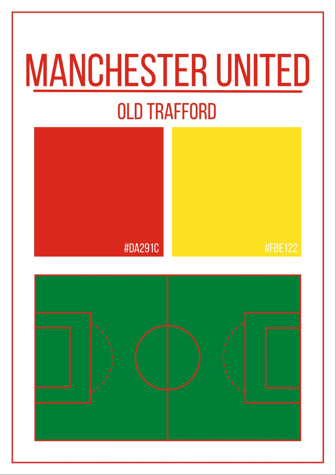 Team Colours Digital Download - Manchester United - Etsy