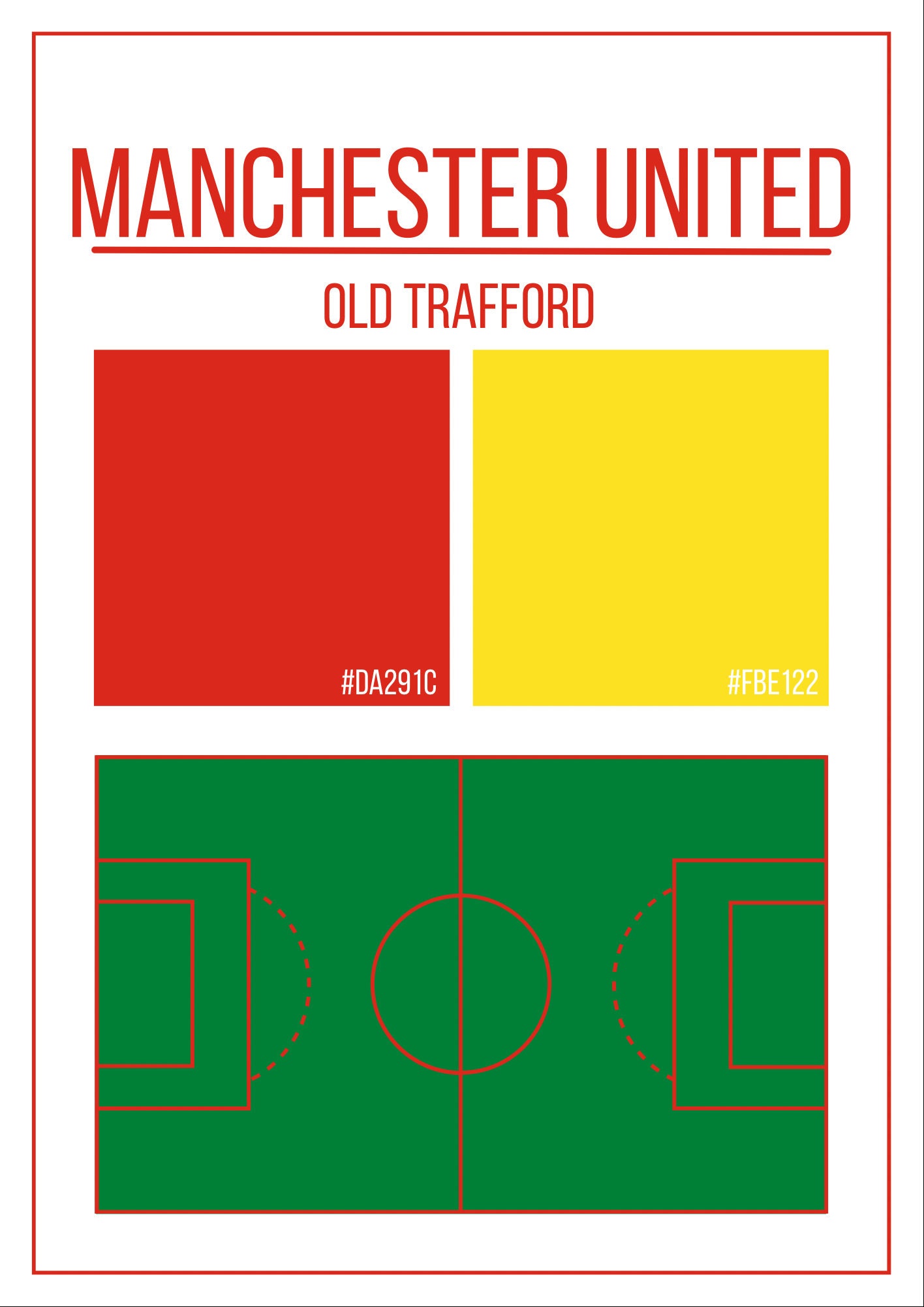 Team Colours Digital Download - Manchester United - Etsy