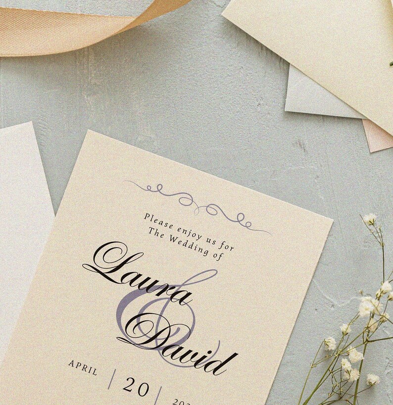 Timeless Wedding Invitation Template, Printable Wedding Invitation, Wedding Invitation. - Etsy