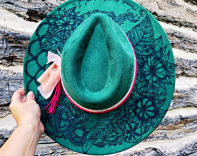 A Mermaids Tale Ready to Ship Extra Wide Brim Beachy Boho Chic Hand ...