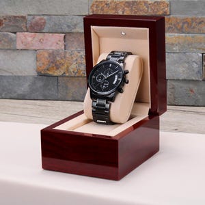 55th Birthday Gift for Him, Personalized Engraved Watch, Birthday Watch ...