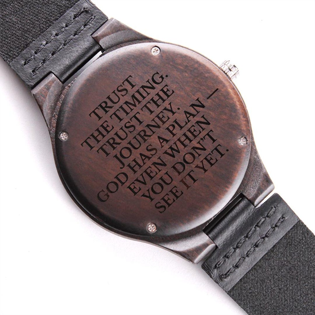 God Has a Plan Gift, Christian Encouragement Watch, Faith Gift for Him ...