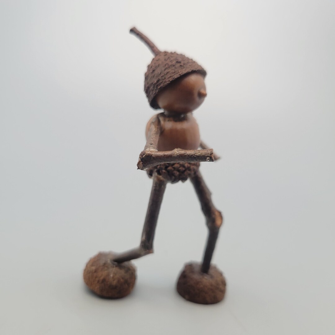Oakie Acorn Elf, Fantasy Art Sculpture. say It With Oakies - Etsy