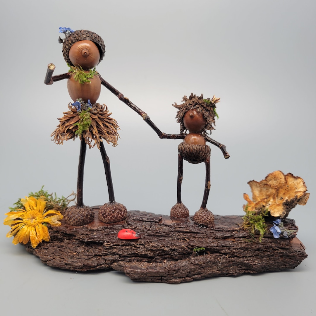 Oakie Acorn Elf mother and Daughter Day Out. - Etsy