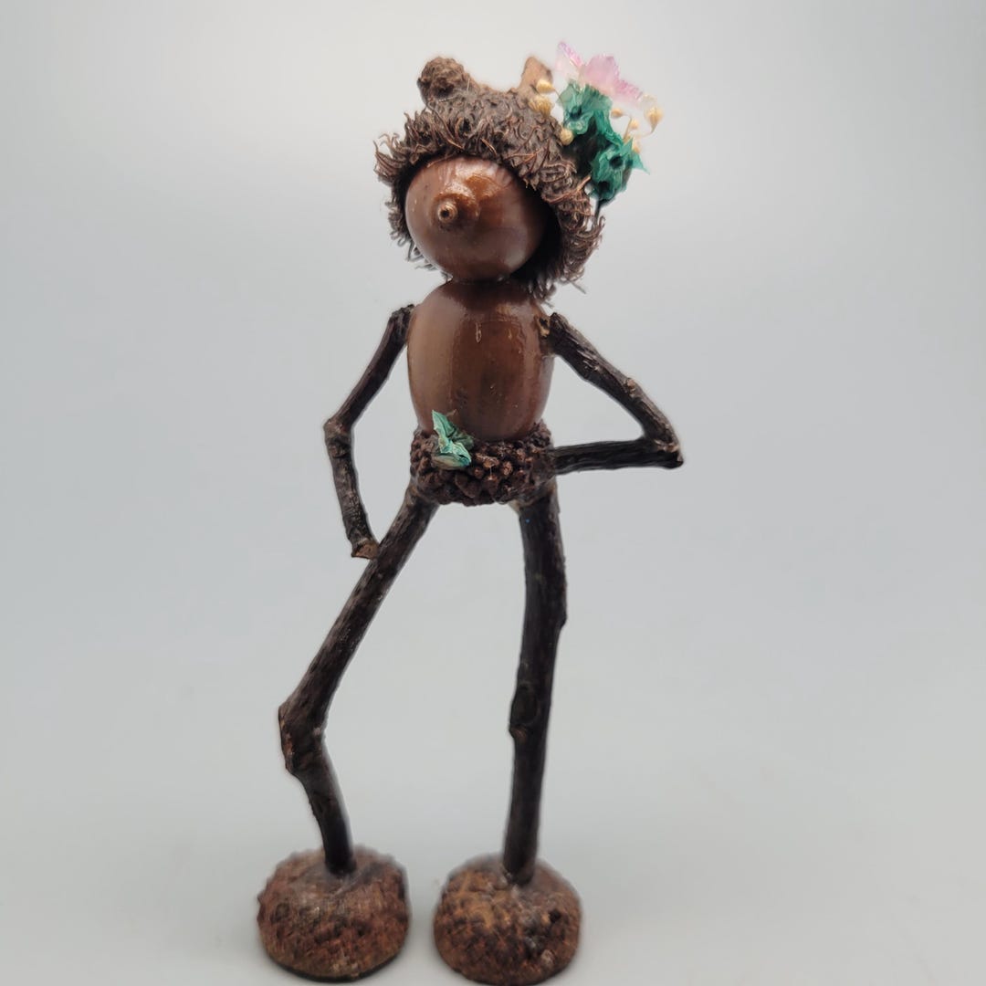 Oakie Acorn Elf. A Fantasy Art Figurine That Could Be Used as Photo ...