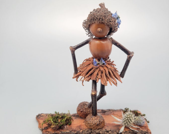 Oakie Acorn Elf Dancing Among the Flowers. say It With Oakies Fantasy ...