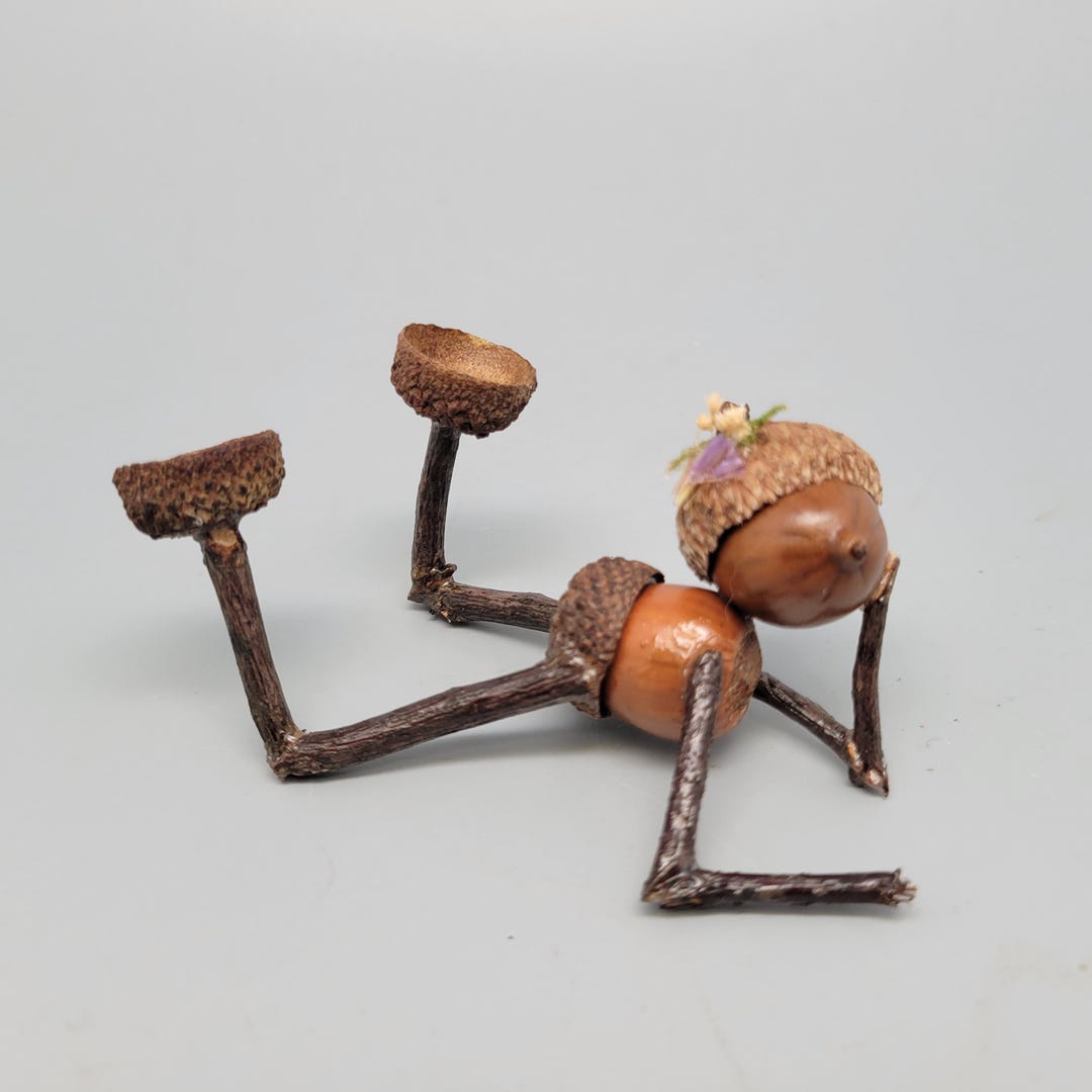 Oakie Acorn Elf, Fantasy Art Figurine. A Bit of Whimsy for Your Home or ...