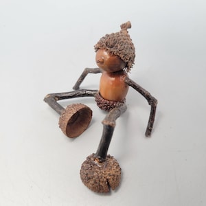 Oakie Acorn Elf, Fantasy Art Figurine. He is Sure to Bring a Smile ...