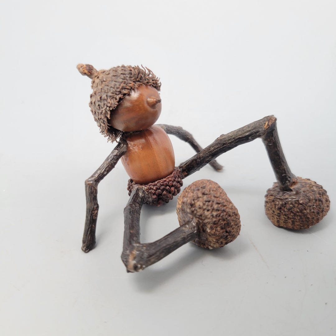 Oakie Acorn Elf, Fantasy Art Figurine. He is Sure to Bring a Smile ...