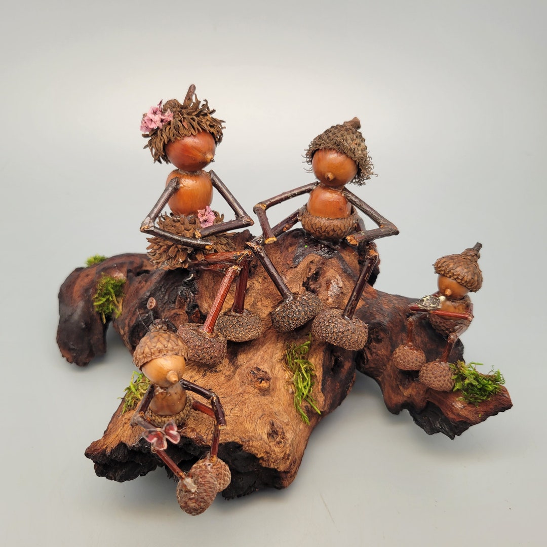 Oakie Acorn Elves Enjoying a Day Together in the Great Outdoors. love ...