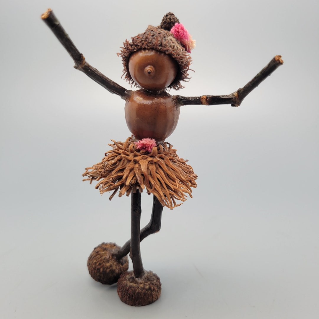Oakie Acorn Elf Dancing With Joy. Say It With Oakies Fantasy Art ...