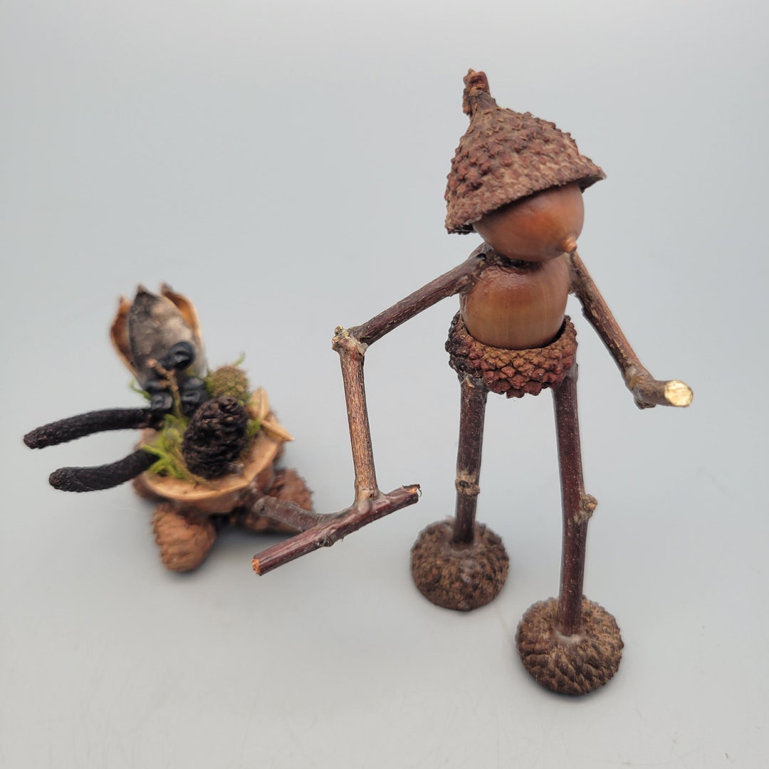 Oakie Acorn Elf Pulling His Wagon of Foraged Materials. say It With ...