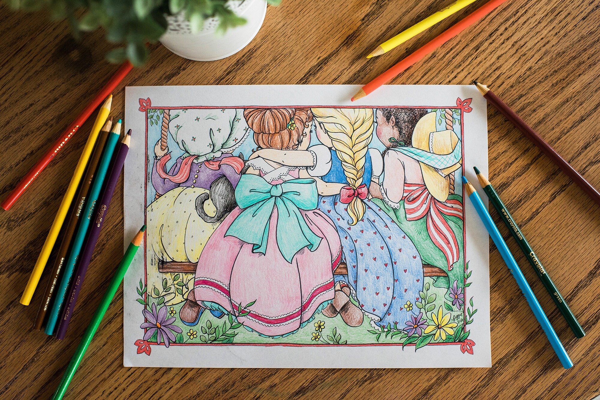 TOGETHER AGAIN Printable Coloring Page - Etsy