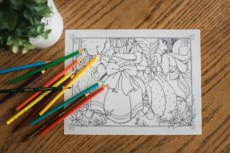 TOGETHER AGAIN Printable Coloring Page - Etsy
