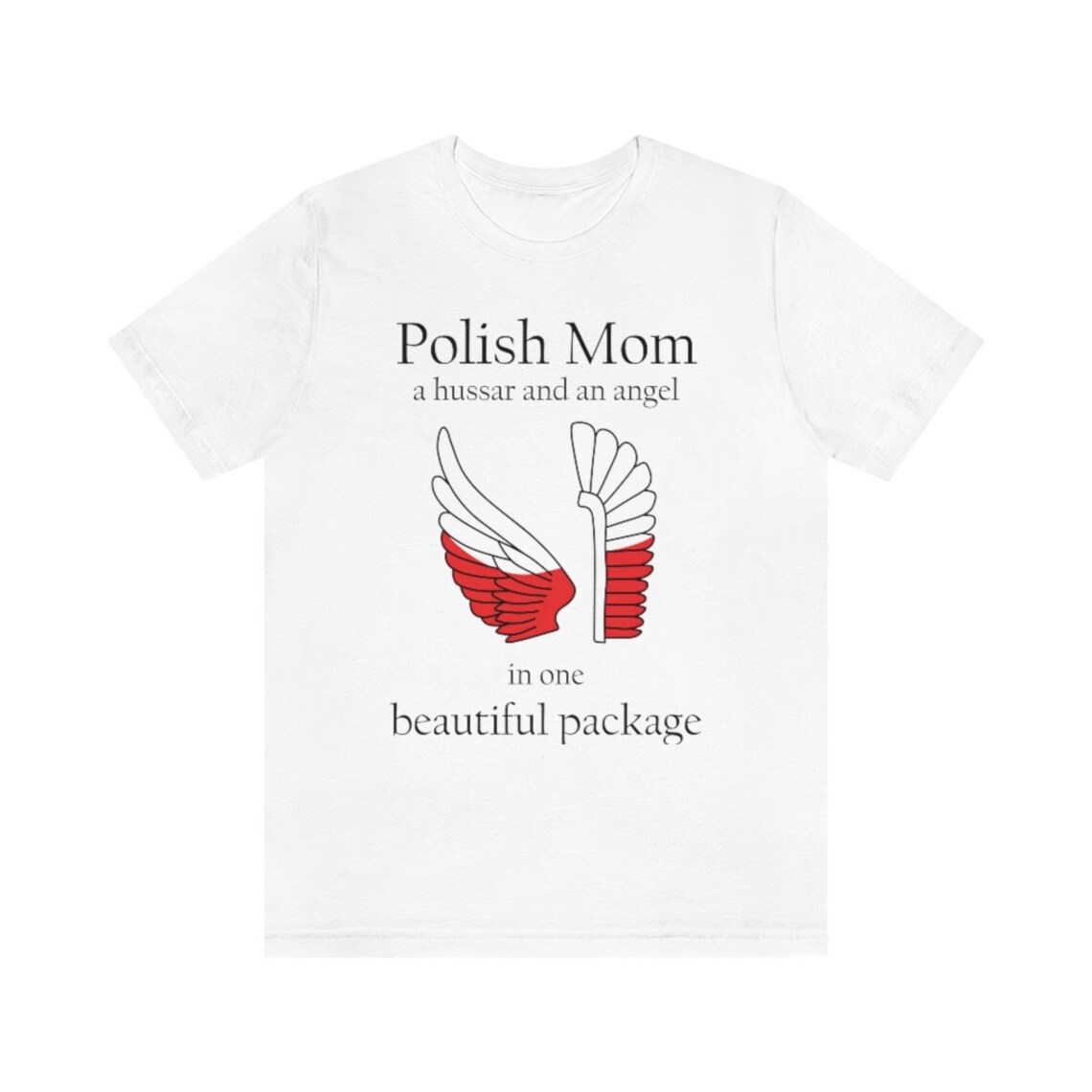 Polish Mom T-shirt | Hussar and Angel | Koszulka Dla Mamy | T-shirt for ...