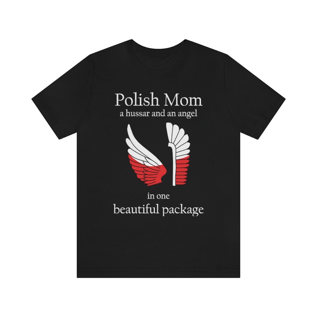 Polish Mom T-shirt | Hussar and Angel | Koszulka Dla Mamy | T-shirt for ...