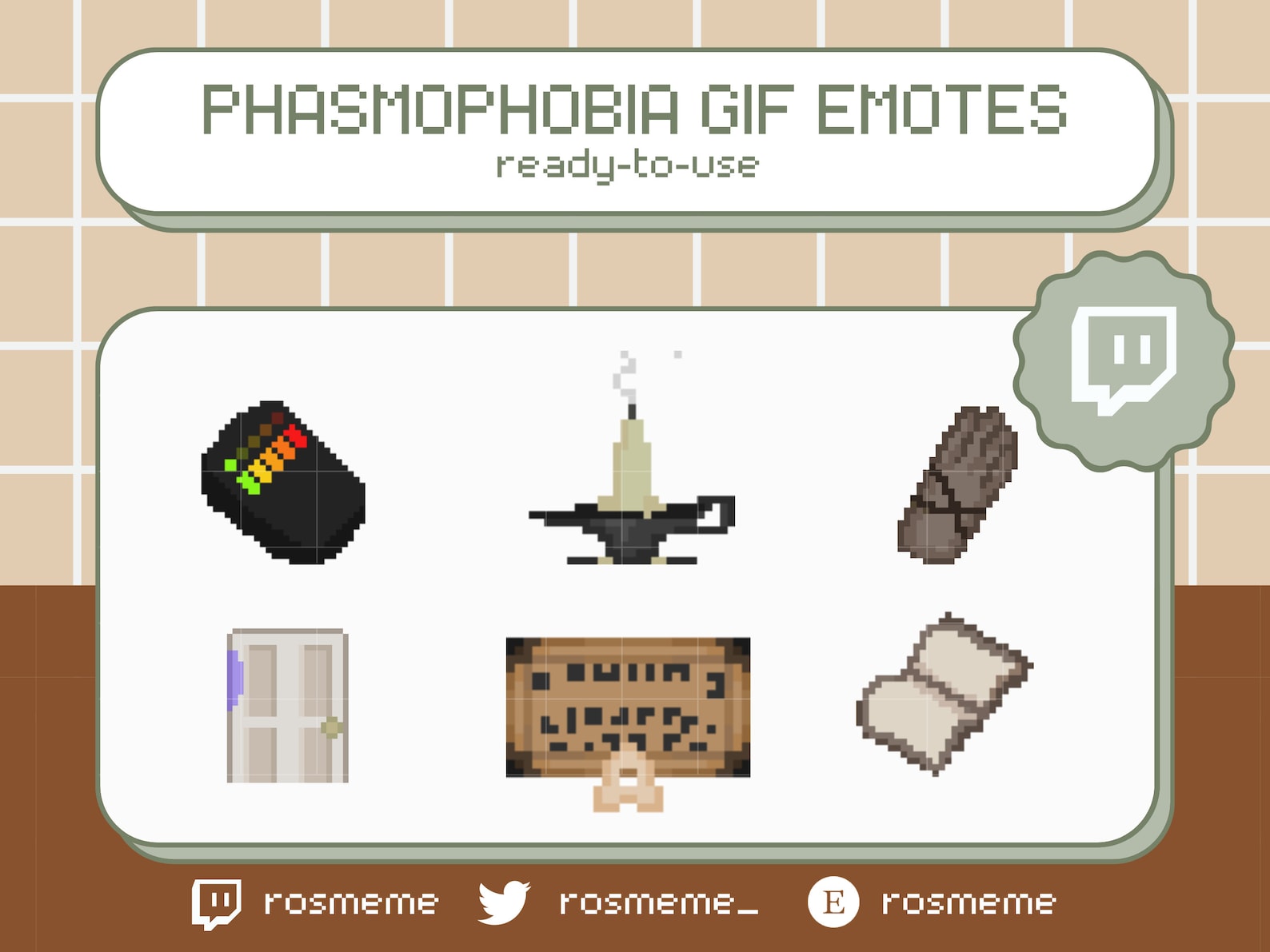 Phasmophobia GIF Emotes Ghost Hunting Tools INSTANT - Etsy Australia