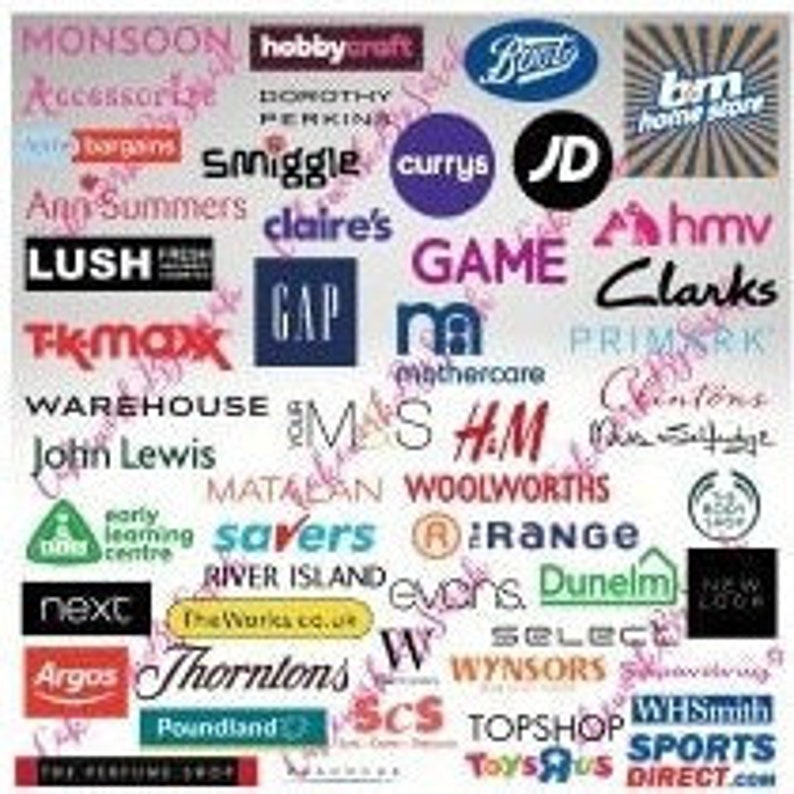 Shop Logo Bundle, Clothing Brand Clipart (SVG, PNG, JPG) - Etsy