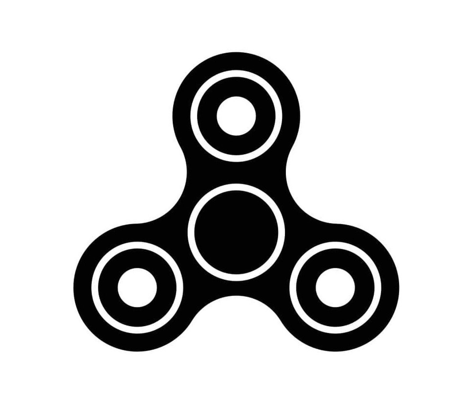 Fidget Spinner, Fidget Spinner Svg, Silhouette, Spinner Ring, Fidget ...