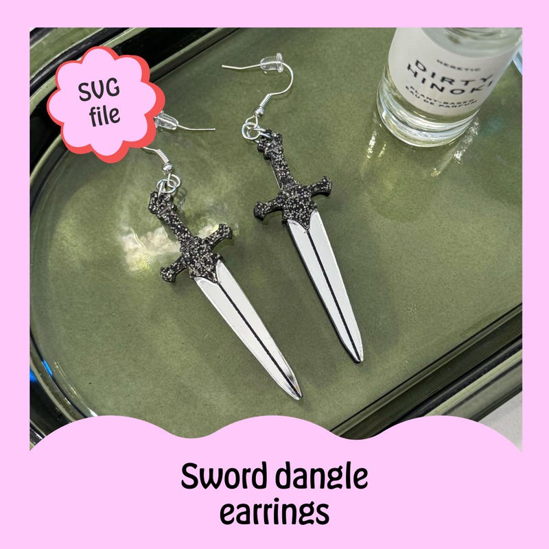 Sword Earrings - Etsy