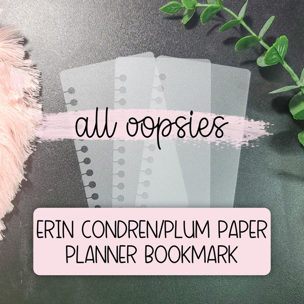 Planner Bookmark - Etsy