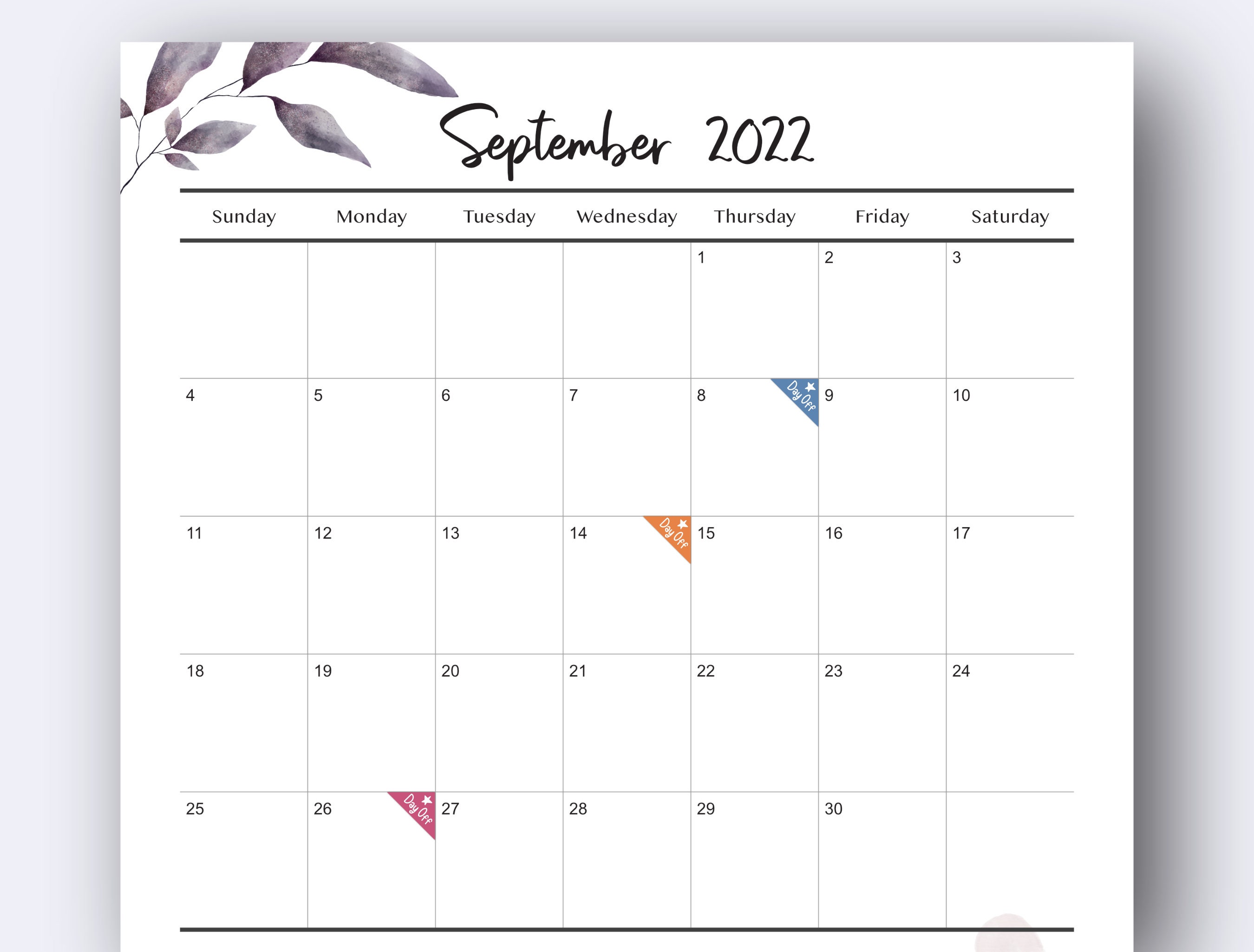 CUSTOM Corner Planner Stickers Work Vacation Reminder Erin - Etsy