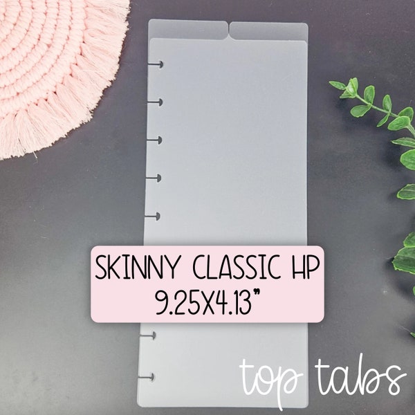 Skinny Classic Happy Planner Tabbed Dividers - Etsy