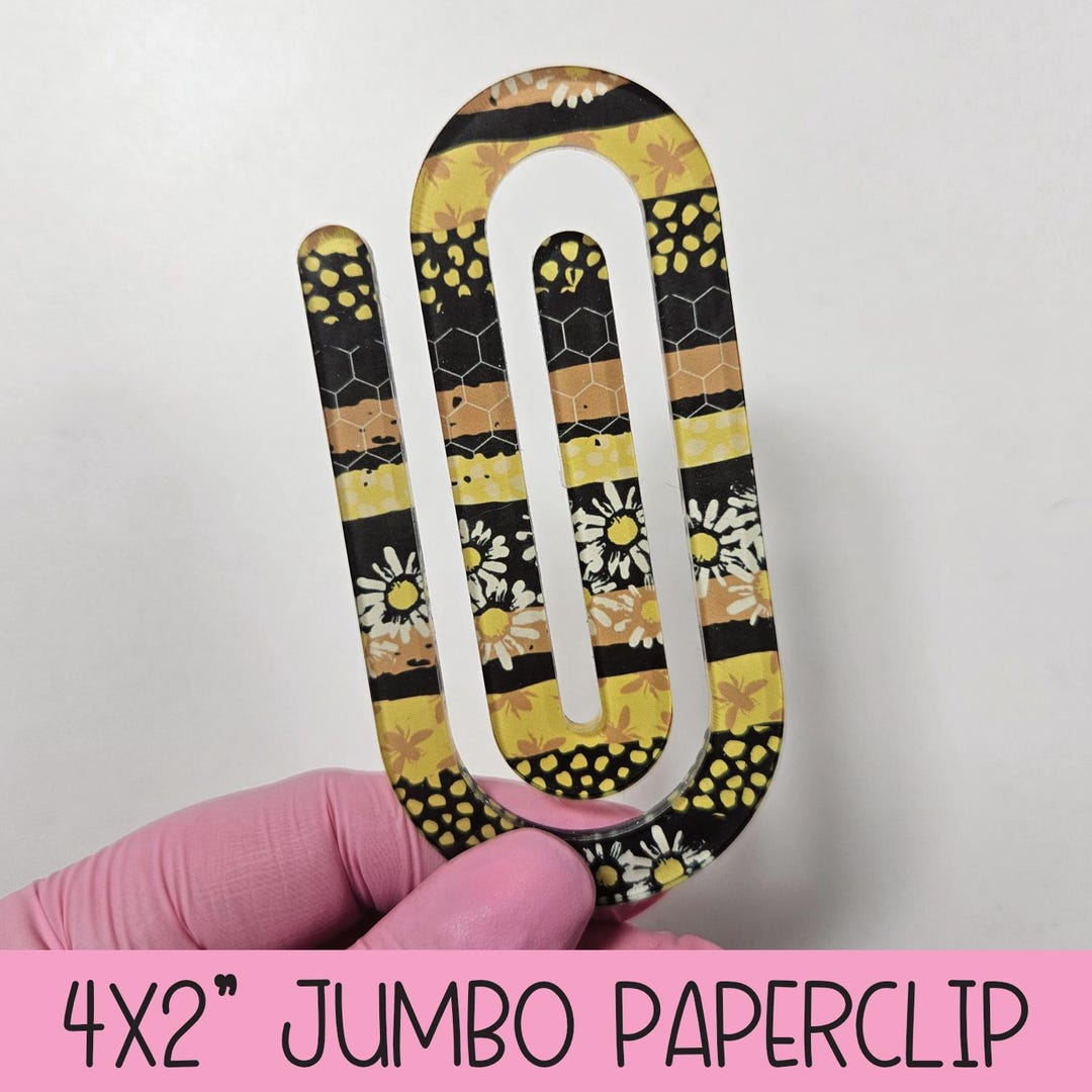 Jumbo Paperclip, Bookmark, Gift Idea for Teacher, Girl, Mom, Family ...
