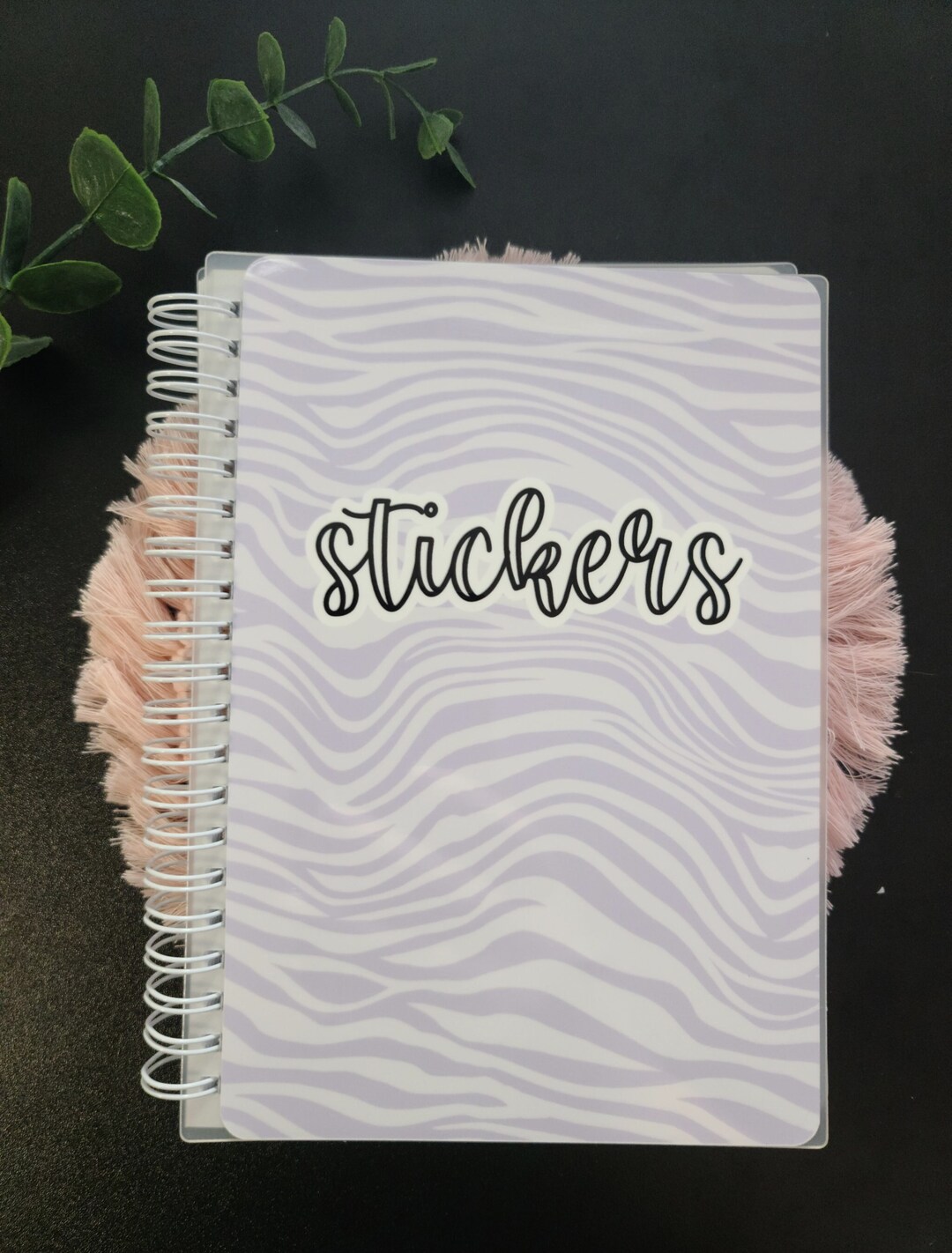 5x7" Reusable Sticker Book, 50 Pages, Planner Stickers, Front and Back ...