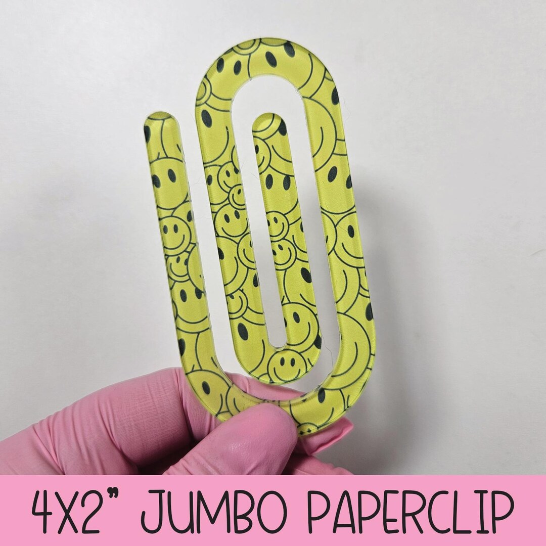 Jumbo Paperclip, Bookmark, Gift Idea for Teacher, Girl, Mom, Family ...