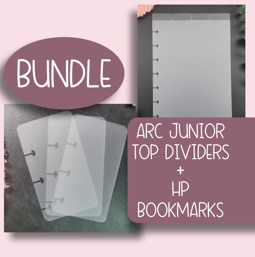 Bundle Arc Junior Top Tabs and Bookmarks, Planner Frosted Dividers, Set ...