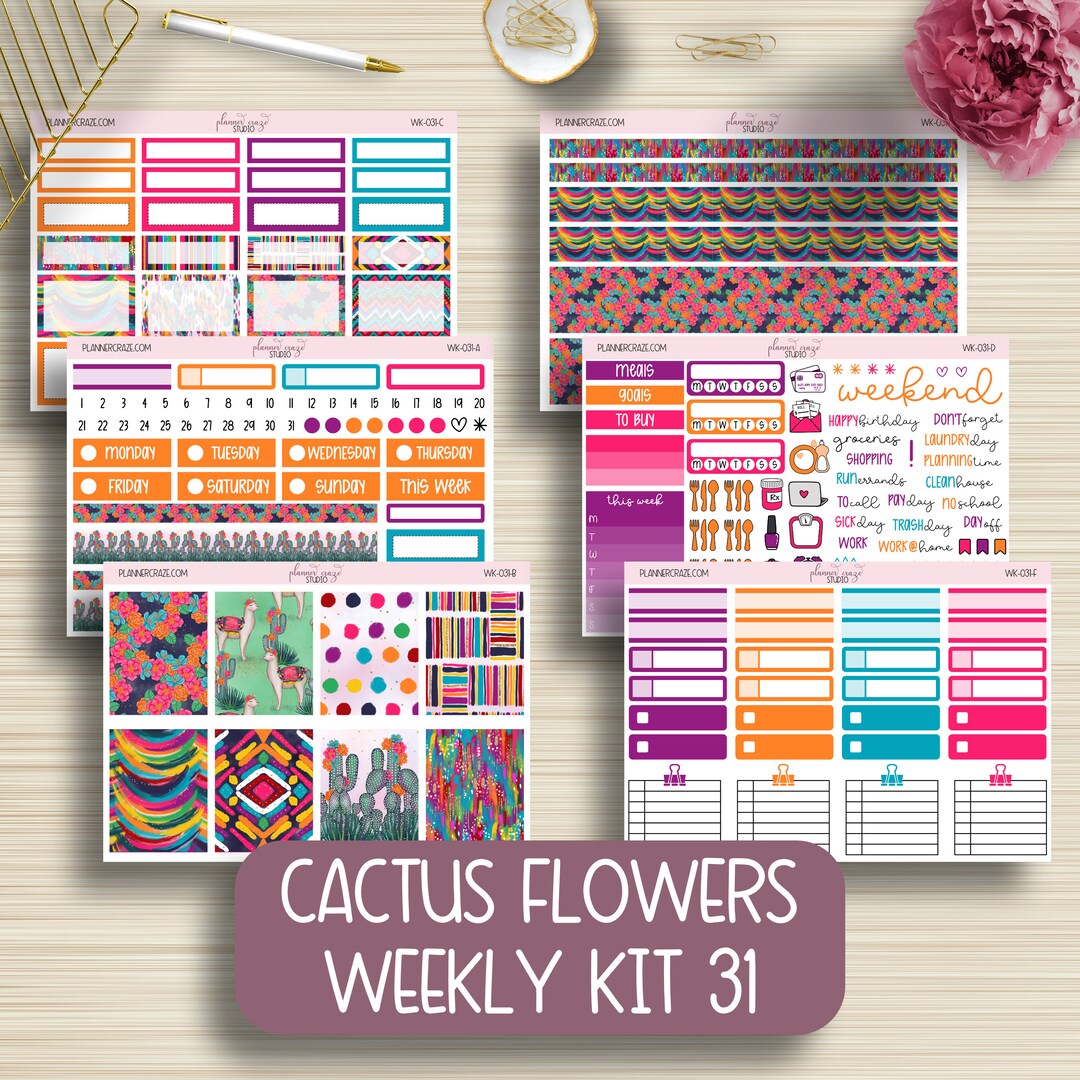 Weekly Planner Stickers, Planning, EC, Labels, Erin Condren Life ...