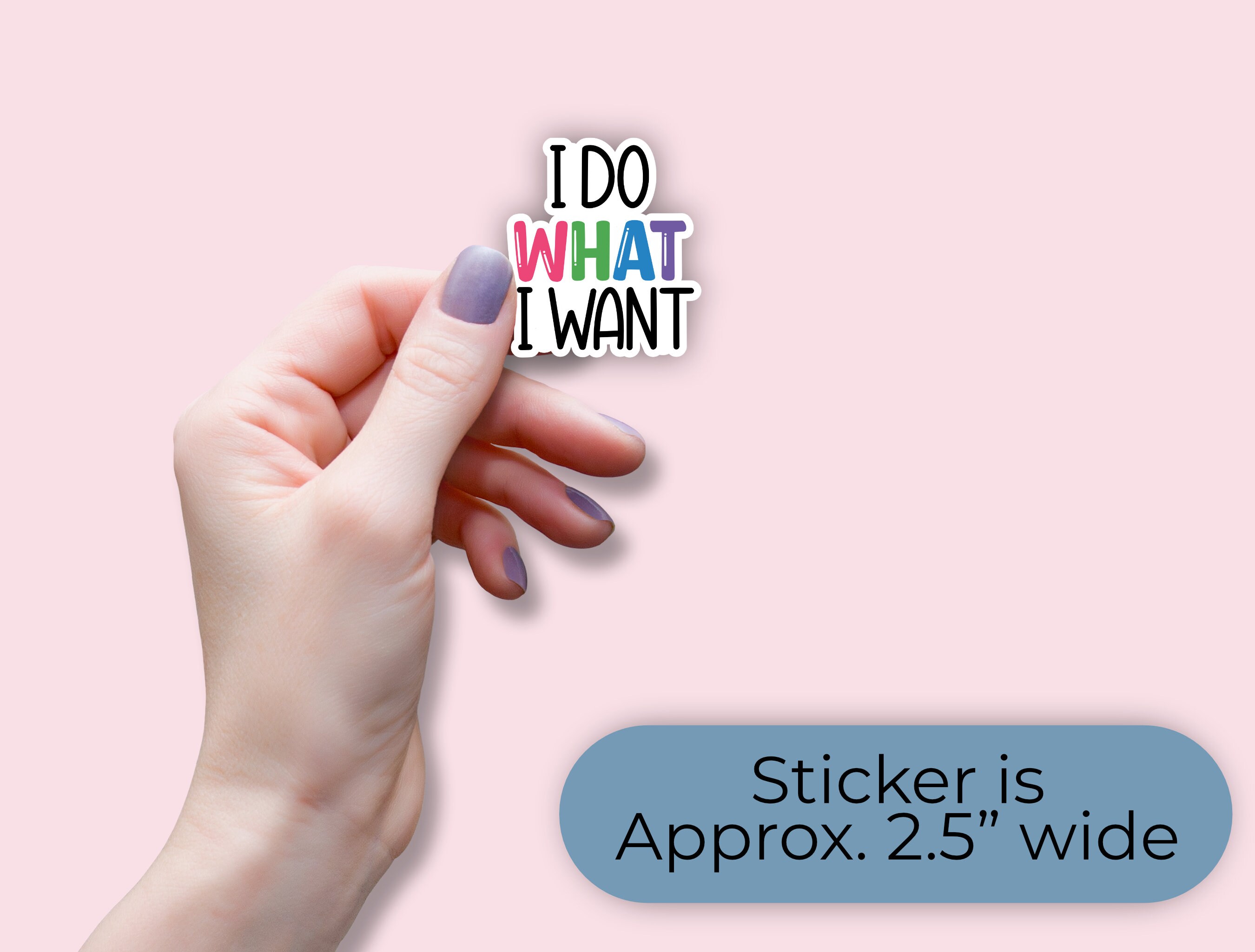 I Do What I Want Sticker Laptop Decal Gift for Her Him - Etsy