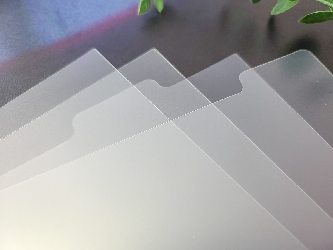 TOP Tabs, Classic HP Frosted Dividers, Set of 4, Frosted Plastic ...
