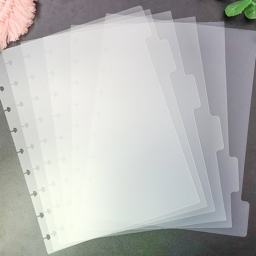 SIDE Tabs MINI HP Frosted Dividers Set of 6 Frosted - Etsy