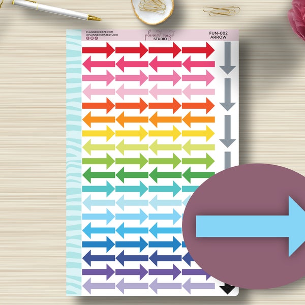 Arrow Stickers - Etsy