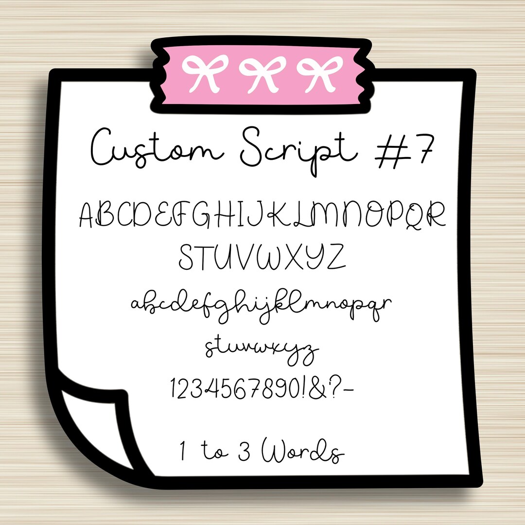 CUSTOM Script Stickers, Cursive, Planning Sticker, Erin Condren, EC ...