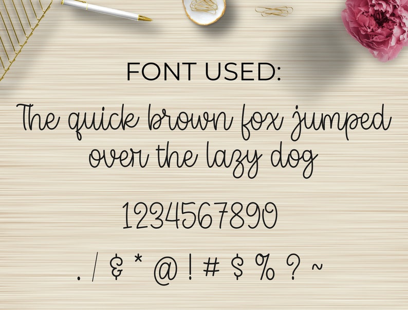 CUSTOM Script Stickers Cursive Planning Sticker Erin - Etsy