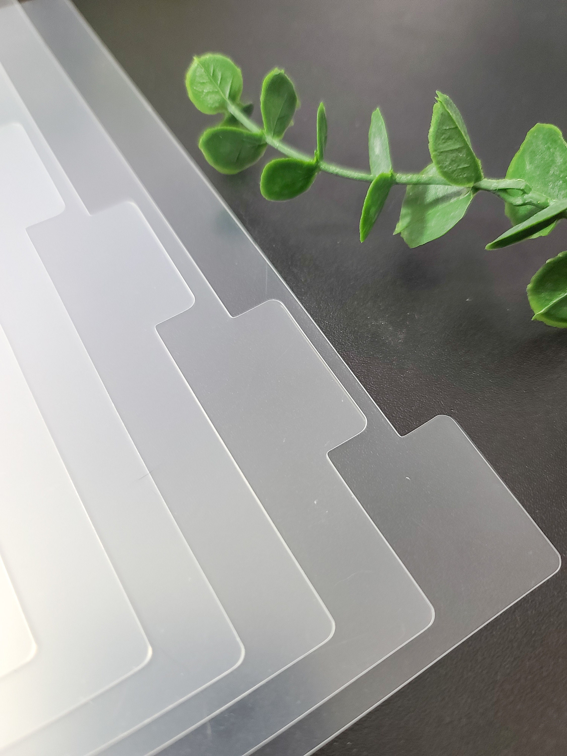 SIDE Tabs MINI HP Frosted Dividers Set of 6 Frosted - Etsy