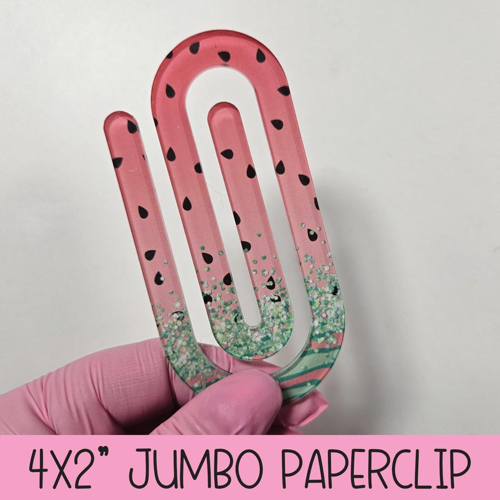 Jumbo Paperclip, Bookmark, Gift Idea for Teacher, Girl, Mom, Family ...
