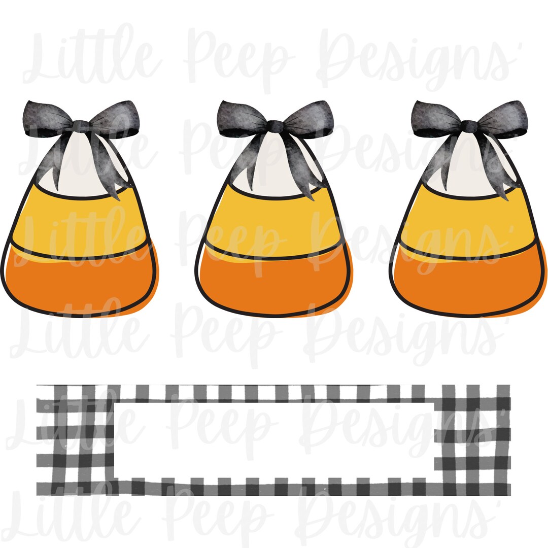 Candy Corn Watercolor Clipart,fall, Png,sublimation Digital Download ...