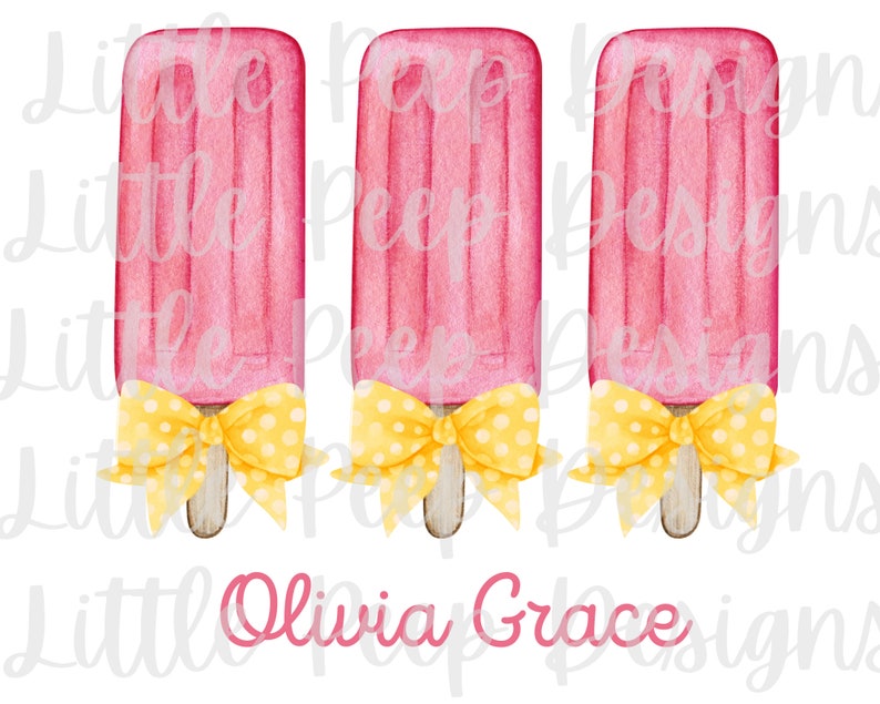 Popsicle Watercolor Clipart,summer, Png,sublimation Digital Download - Etsy