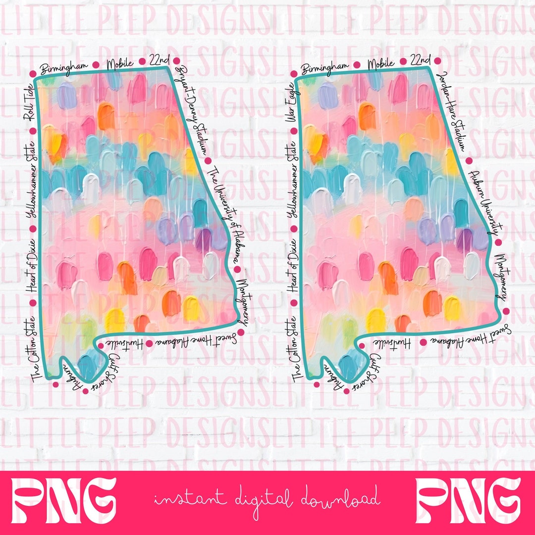 AL State PNG, State of Alabama Design, Womens State of Alabama T-shirt ...