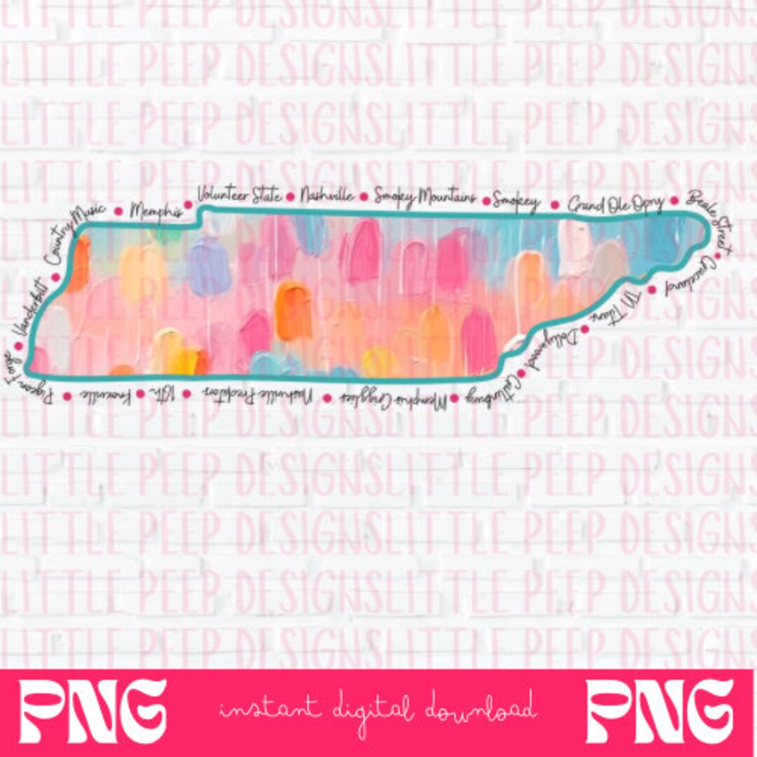 TN State PNG, State of Tennessee Design, Women’s State of Tennessee T ...