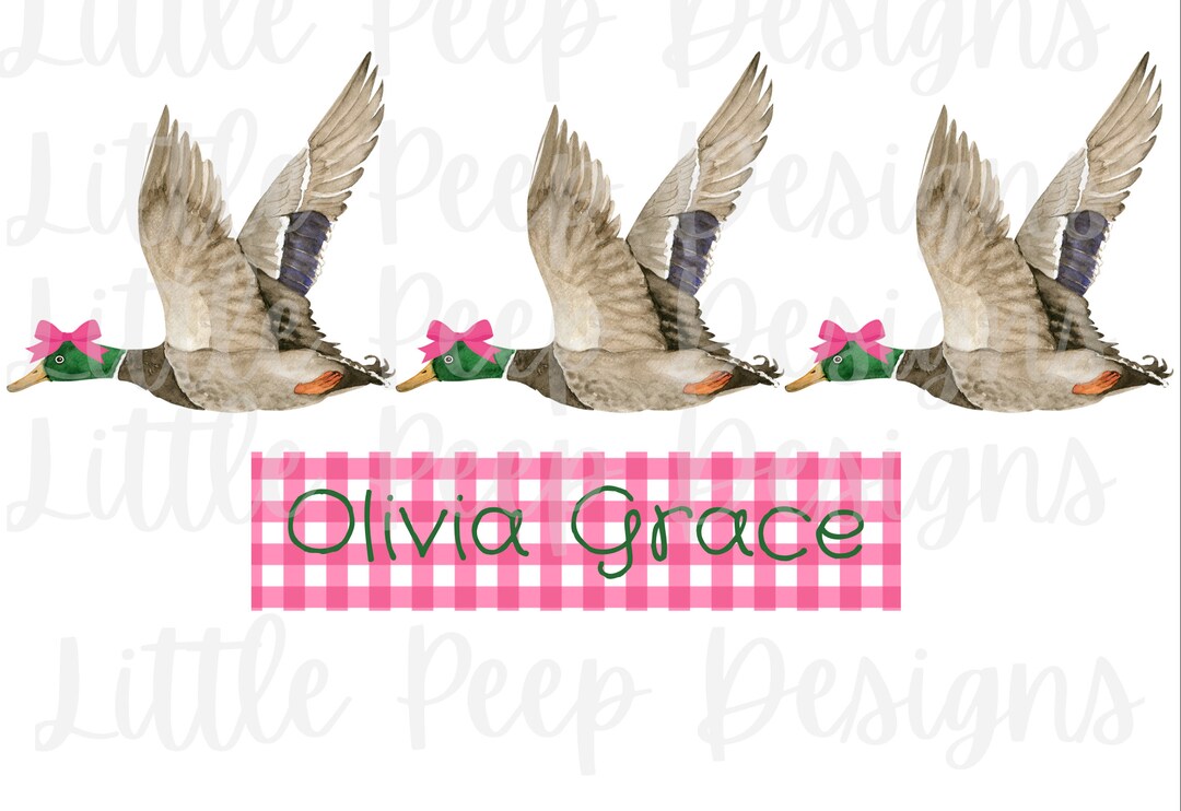 Girl Ducks, Hunting Watercolor Clipart,fall, Png,sublimation Digital ...