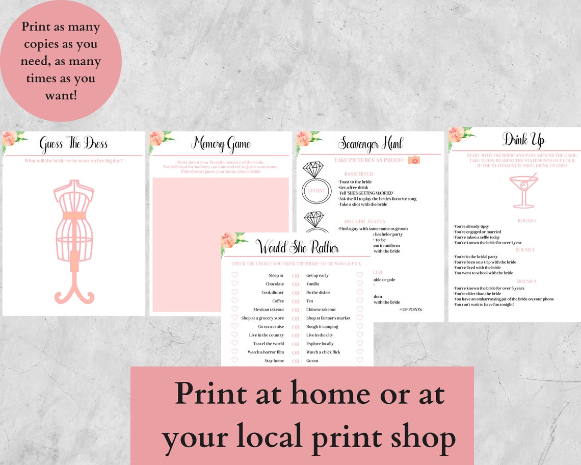 Ultimate Bachelorette Party Kit Includes Planning Tools, Games, Guest ...