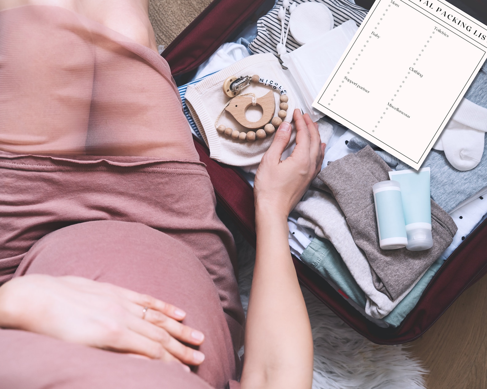 Hospital Packing List Labor and Delivery Packing List Mom Baby Support ...