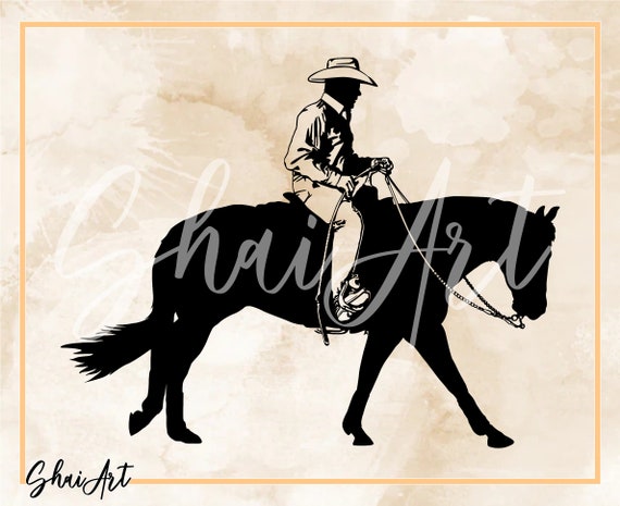 Old Man Riding a Horse Vector Horse Svg Cowboy Svg Svg | Etsy