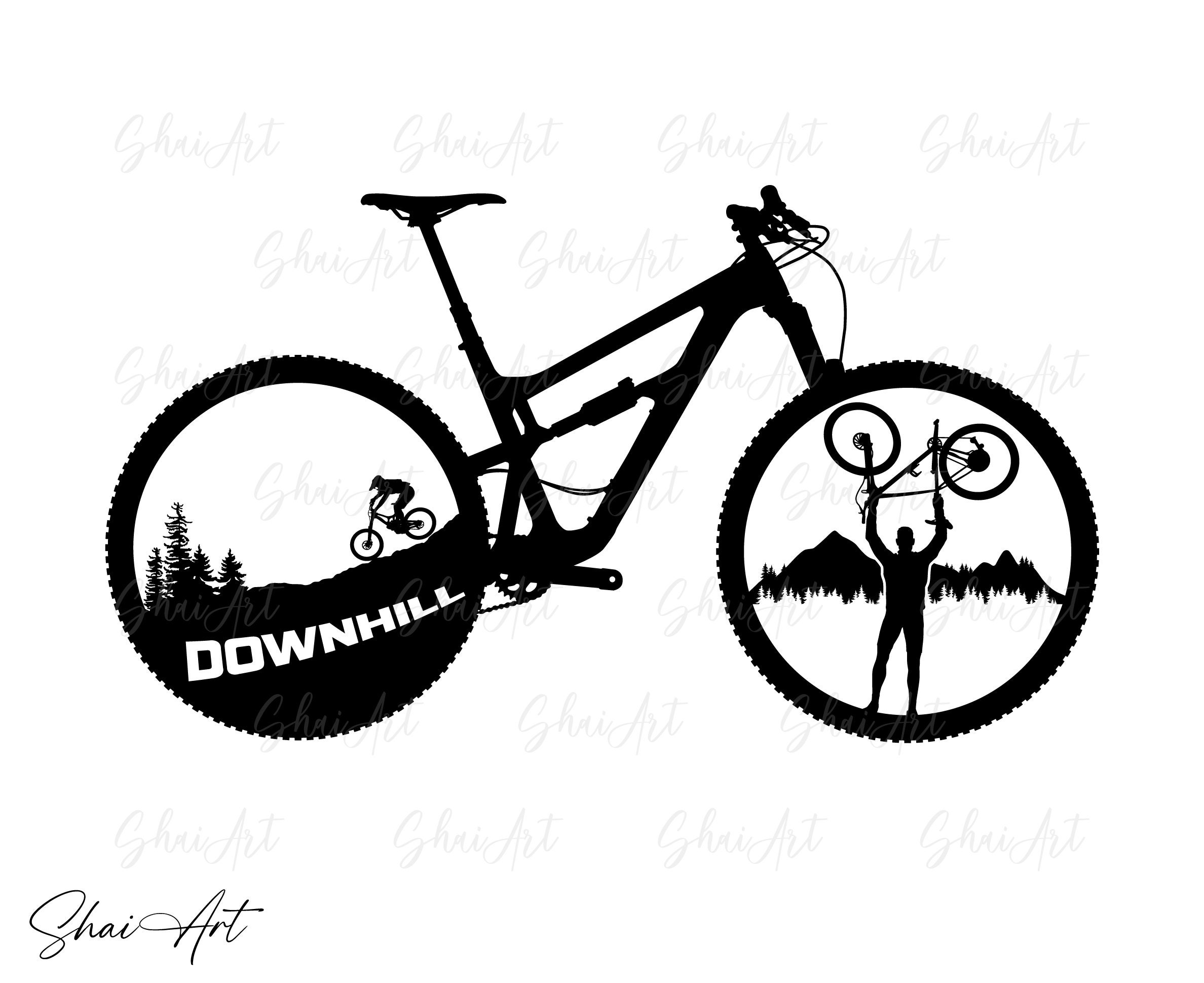 Mtb Bike Downhill Biker Lifting Svg File Mtb Svg Bike Svg - Etsy