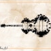 Guitar Trees Reflection on Water Svg, Guitar Svg Svg, Svg, Png, Cricut ...